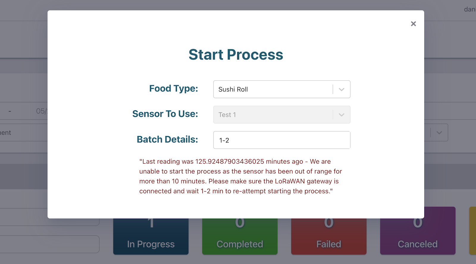 CoolDown Process Startup Guide